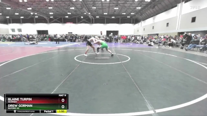 138 lbs Champ. Round 2 - Drew Gorman, Buford HS vs Blaine Turpin, Kearney