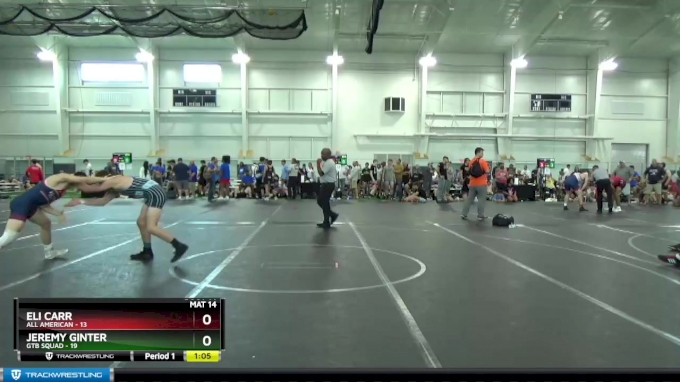 145 lbs Round 4 (8 Team) - Eli Carr, All American vs Jeremy Ginter, GTB ...
