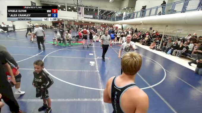 165 lbs Semifinal - Alex Crawley, Canyon View Falcons vs Steele Elton ...