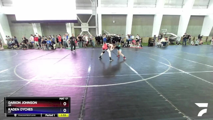 110 lbs Semifinal - Darion Johnson, OR vs Kaden Dyches, UT