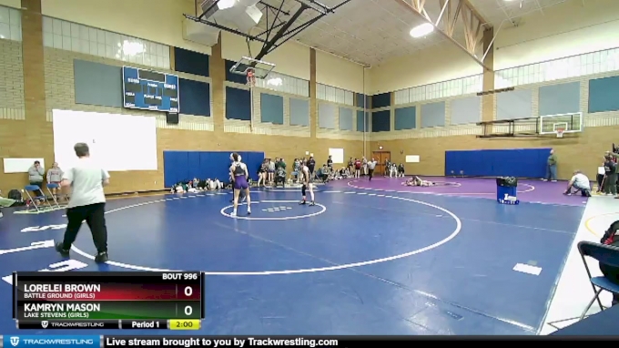 110lbs Champ. Round 3 - Lorelei Brown, Battle Ground (Girls) vs Kamryn ...