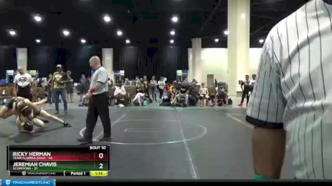 160 lbs Round 4 (6 Team) - Ricky Herman, Team Florida Gold vs Jeremiah ...