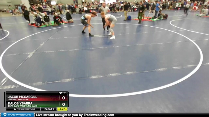 165 lbs Champ. Round 3 - Kalob Ybarra, Bear Cave Wrestling Club vs Jacob McGargill, The Best ...