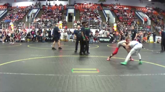 107 lbs Cons. Round 3 - Caleb Bannister, Allendale vs Kylee Grimmett ...
