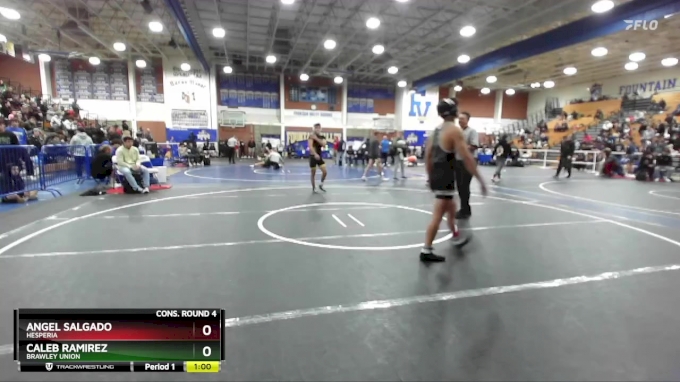 144 lbs Cons. Round 4 - Angel Salgado, Hesperia vs Caleb Ramirez ...