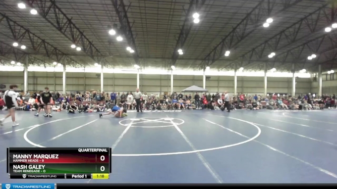 97 lbs Quarterfinals (8 Team) - Manny Marquez, Hammer Heads vs Nash ...
