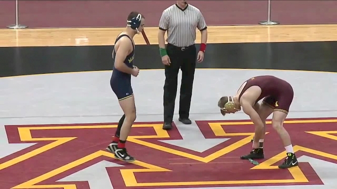 165 lbs Logan Massa, Michigan vs. Nick Wanzek, Minnesota