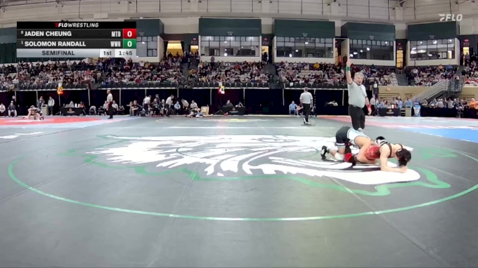 126-4A/3A Semifinal - Solomon Randall, Walt Whitman vs Jaden Cheung ...