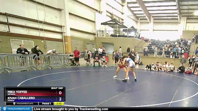 120 lbs 1st Place Match - Mika Yoffee, Nevada vs Kivah Caballero, Hawaii