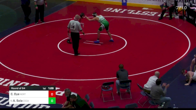 212 lbs Round Of 64 - Connor Dye, Northern York vs Aidan Sola, Cocalico