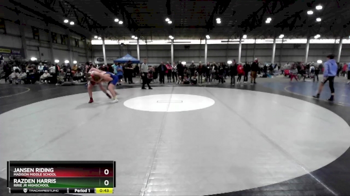 165 lbs 5th Place Match - Razden Harris, Ririe Jr Highschool vs Jansen ...