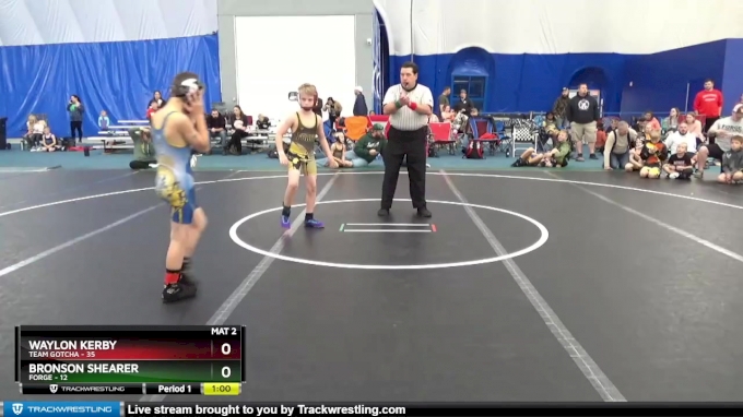 72 lbs Round 1 (6 Team) - Waylon Kerby, Team Gotcha vs Bronson Shearer ...