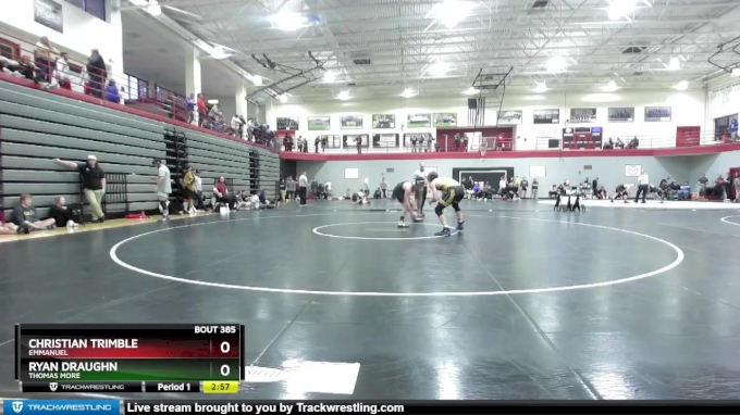 165 lbs Cons. Round 2 - Christian Trimble, Emmanuel vs Ryan Draughn ...