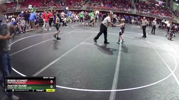 65 lbs Champ. Round 1 - Ryker Schmidt, Crofton/Bloomfield vs Paxton ...