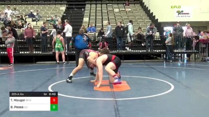225 lbs Consolation - Tyler Mauger, Boyertown vs Bobby Pease, LIU Post