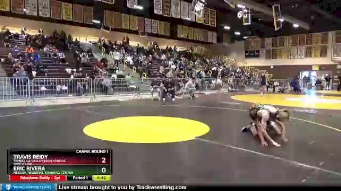 113 lbs Champ. Round 1 - Travis Reidy, Temecula Valley High School ...