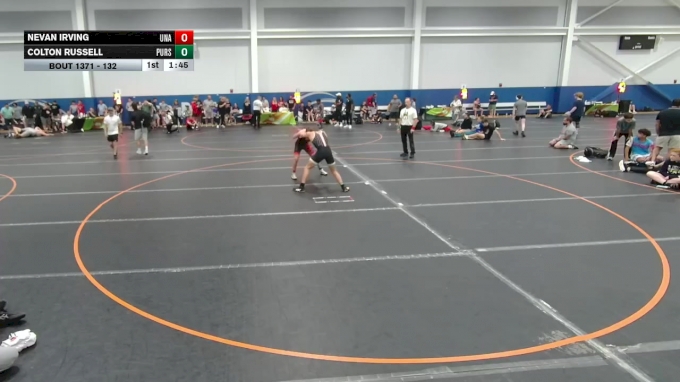 132 lbs Cons. Round 6 - Nevan Irving, Unattached vs Colton Russell ...