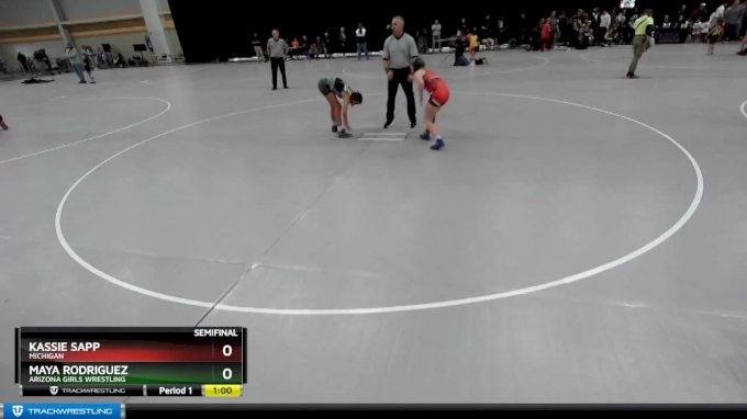 93 lbs Semifinal - Kassie Sapp, Michigan vs Maya Rodriguez, Arizona ...