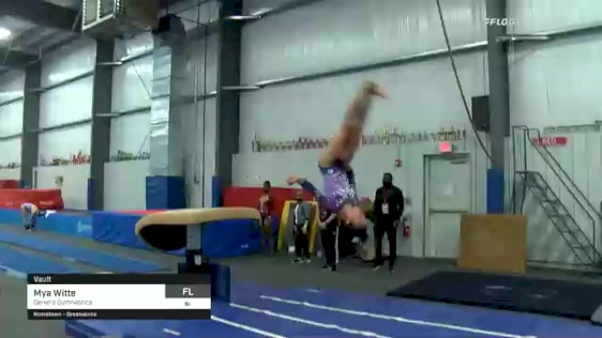 Mya Witte Vault Genies Gymnastics 2021 American Classic And Hopes