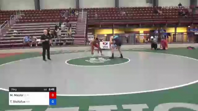 79 kg Consi Of 8 #2 - Max Maylor, Cliff Keen WC vs Tyler Stoltzfus, Mat ...
