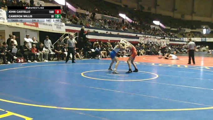 126 lbs Quarters & Wb (16 Team) - John Castello, Tabb vs Cameron Willis ...