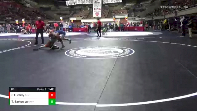 113 lbs Champ. Round 1 - Travis Reidy, Temecula Valley High School ...