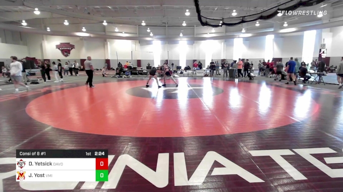 157 lbs Consi Of 8 #1 - Daniel Yetsick, Davidson vs Josh Yost, Virginia ...