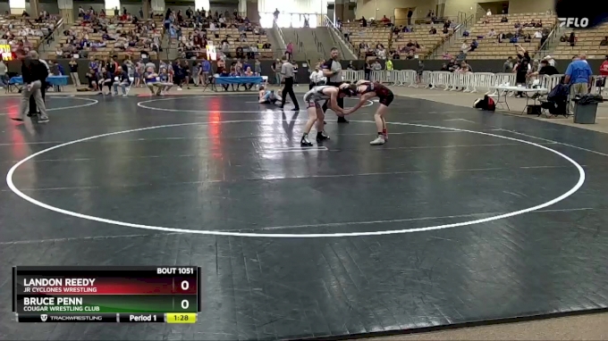 130 lbs Cons. Round 1 - Landon Reedy, Jr Cyclones Wrestling vs Bruce ...