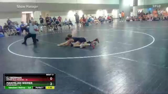 138 lbs Round 1 (16 Team) - Maximilian Weimer, Springboro 1 vs Cj ...