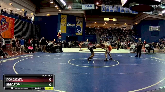 157 lbs Cons. Round 6 - Max Nevlin, St Peter Prepatory vs Billy Tyler ...