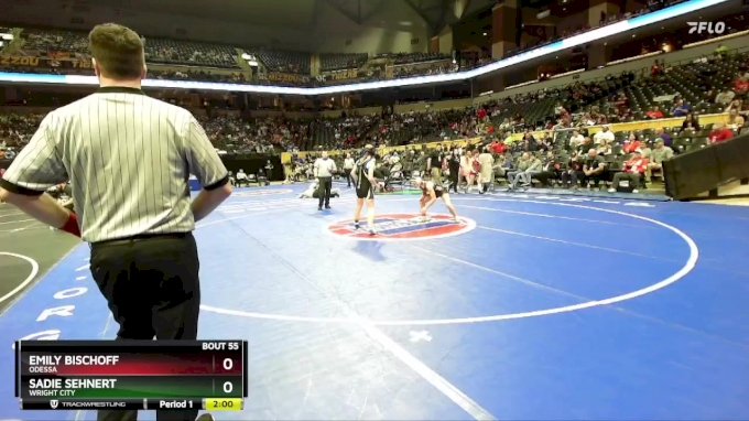 130 Class 1 lbs Champ. Round 1 - Emily Bischoff, Odessa vs Sadie ...