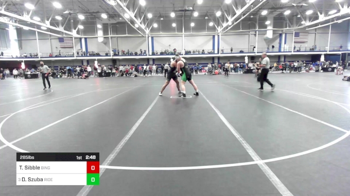 285 lbs Round Of 32 - Trent Sibble, Binghamton - UnAttached vs David ...