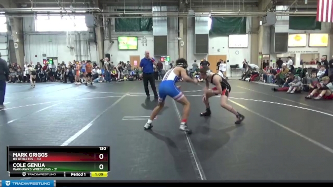 130 lbs Round 6 (8 Team) - Cole Genua, Warhawks Wrestling vs Mark ...