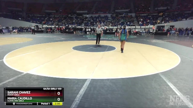 6A/5A Girls 100 Semifinal - Sarahi Chavez, McKay Girls vs Maria ...