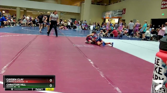 95 lbs Semis & Wb (16 Team) - Christian Hill, Elevate WC vs Cayden Clay ...