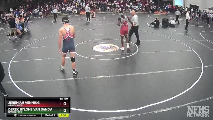 5A 190 lbs Quarterfinal - Derek Bylone Van Sandwyk, Nation Ford vs ...