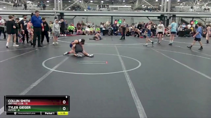 72 lbs Semis (4 Team) - Collin Smith, Grit Mat Club vs Tyler Gieger, M2TCNJ