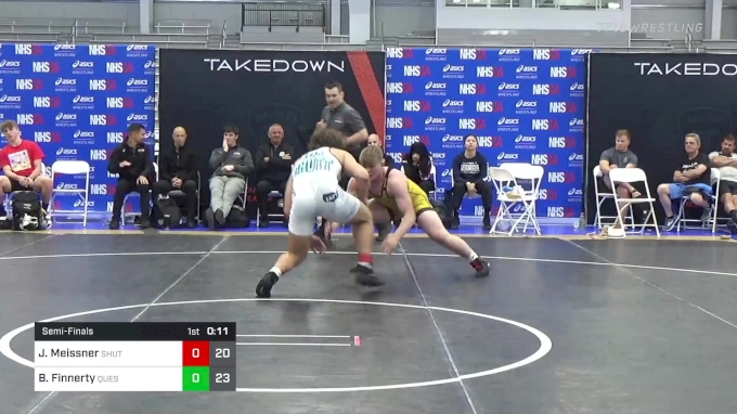 220 lbs Semifinal - Jacob Meissner, Team Shutt Matty S vs Brian ...