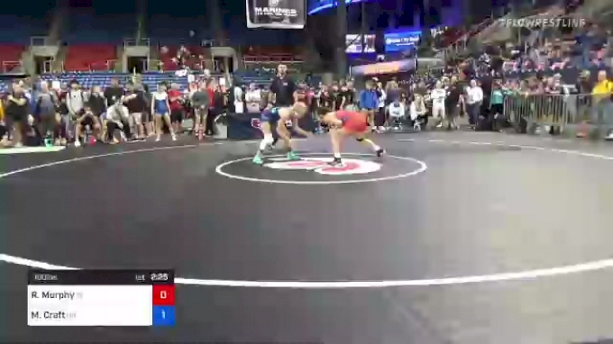 100 lbs Semifinal - Rianne Murphy, Indiana vs Makennah Craft, Ohio