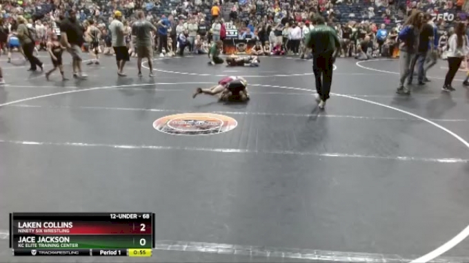 68 lbs Round 2 - Jace Jackson, KC Elite Training Center vs Laken ...