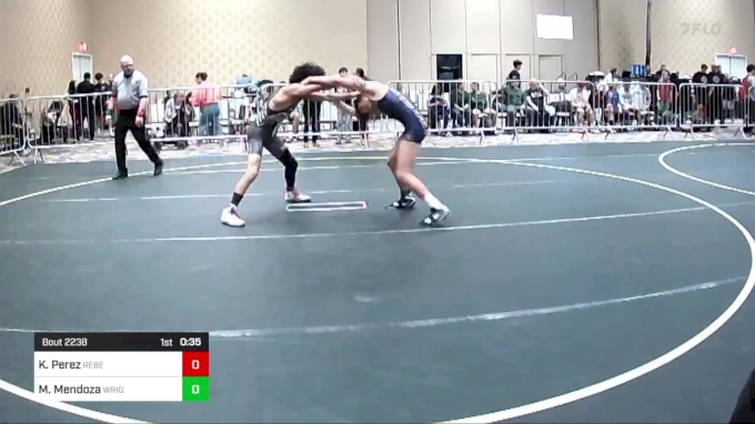 116 lbs Consi Of 8 #2 - Kingston Perez, Rebels WC vs Maximo Mendoza ...