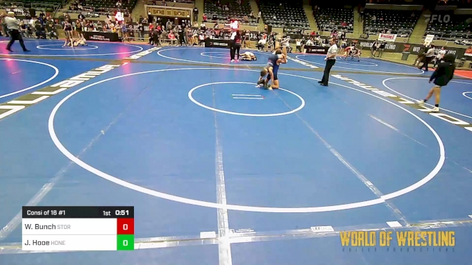 101 lbs Consi Of 16 #1 - Wyatt Bunch, Storm Wrestling Center vs Jack ...