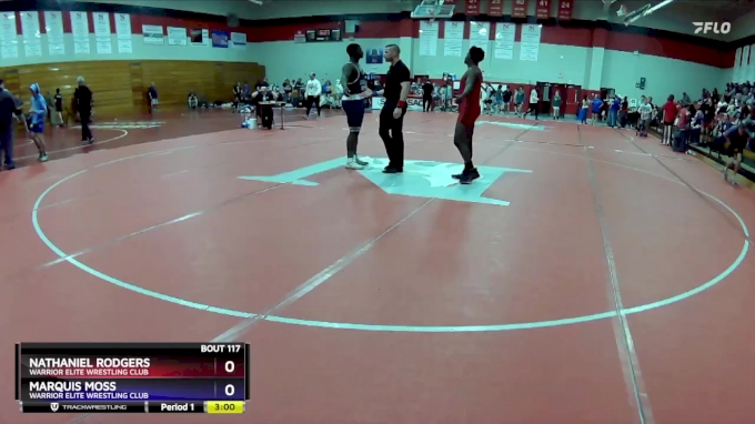 86-125 lbs Round 2 - Nathaniel Rodgers, Warrior Elite Wrestling Club vs ...