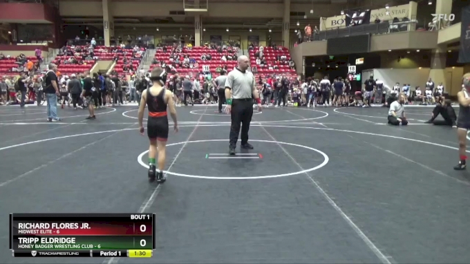 68 lbs Finals (2 Team) - Tripp Eldridge, Honey Badger Wrestling Club vs ...