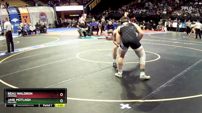 175 Class 4 lbs Quarterfinal - Beau Waldron, Hickman vs Jase Motlagh ...