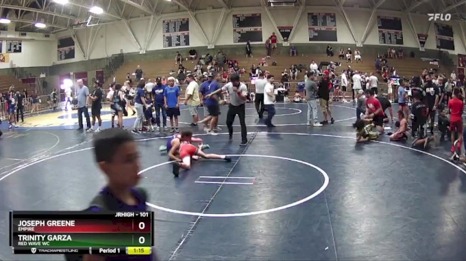 101 lbs 5th Place Match - Trinity Garza, RED WAVE WC vs Joseph Greene, Empire