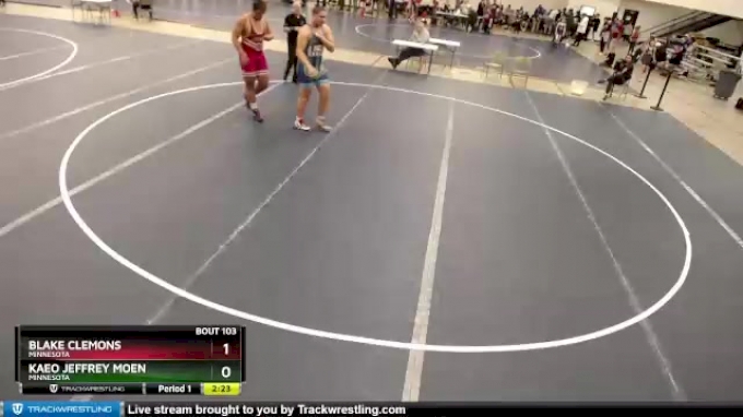 285 lbs Round 3 - Blake Clemons, Minnesota vs Kaeo Jeffrey Moen, Minnesota
