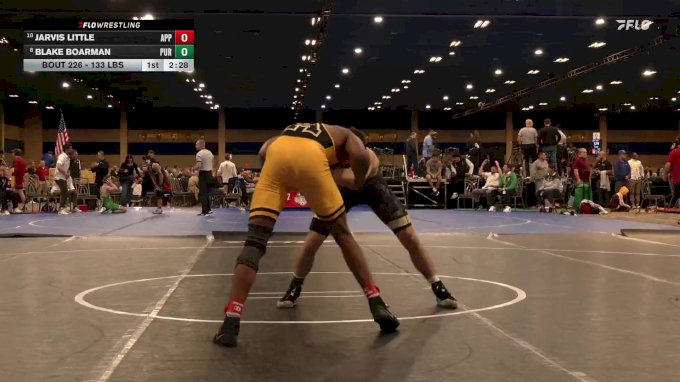 133 lbs C Of 16 #2 - Jarvis Little, Appalachian State vs Blake Boarman ...
