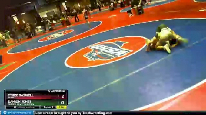 4 lbs Quarterfinal - Damion Jones, Thomas County Central vs Tyree ...