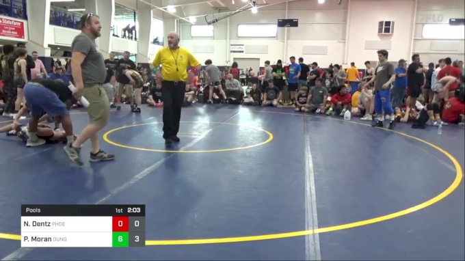 102 lbs Pools - Nathan Dentz, Phoenix W.C. - Red vs Pierce Moran ...